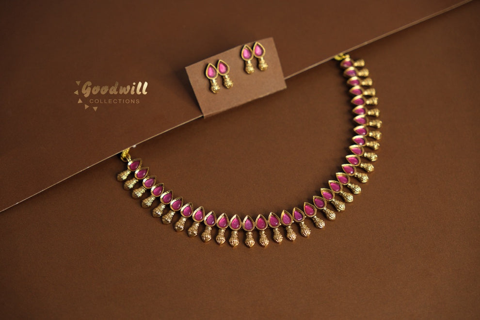 MULLAMOTTU NECKLACE SET