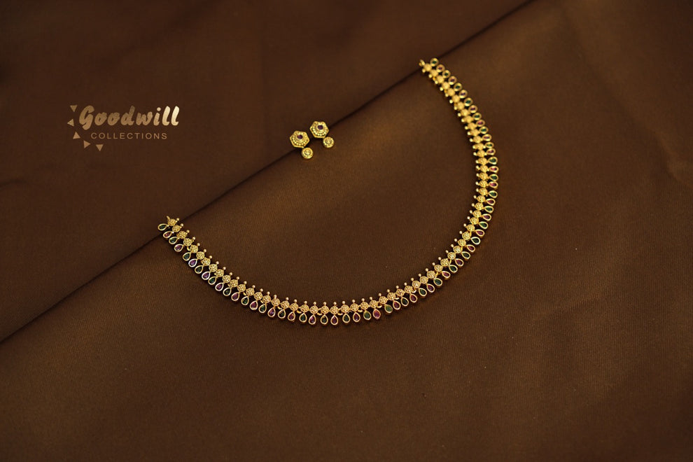 SIMPLE MINI GOPI NECKLACE SET
