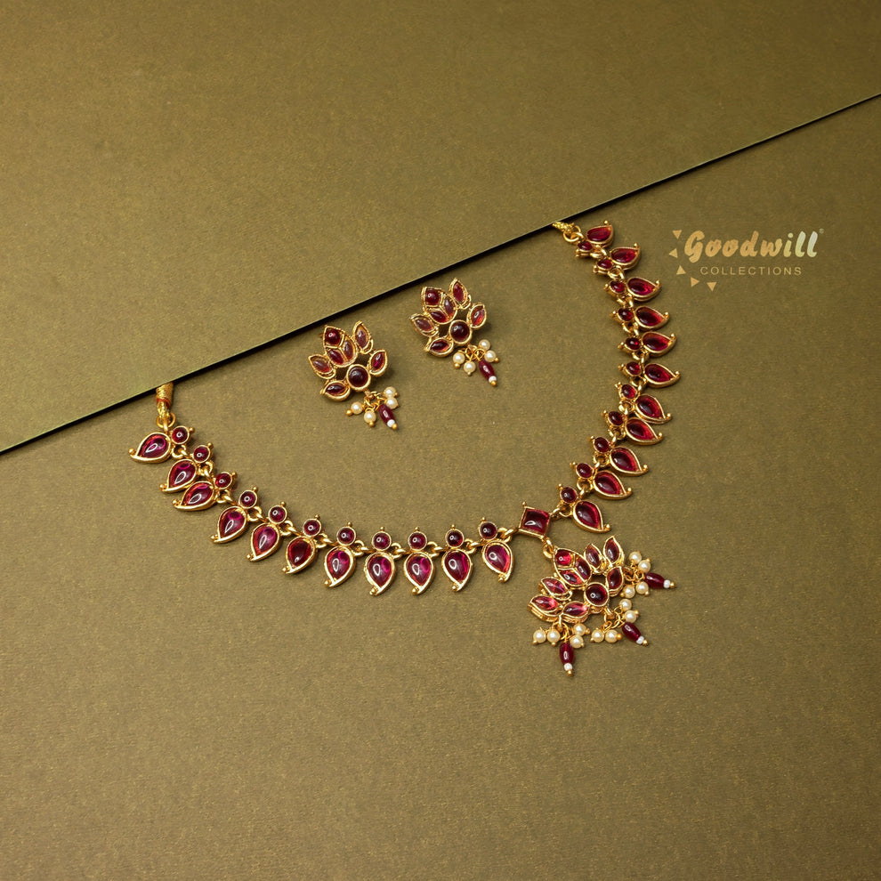 LOTUS MULTI SIMPLE NECKLACE SET